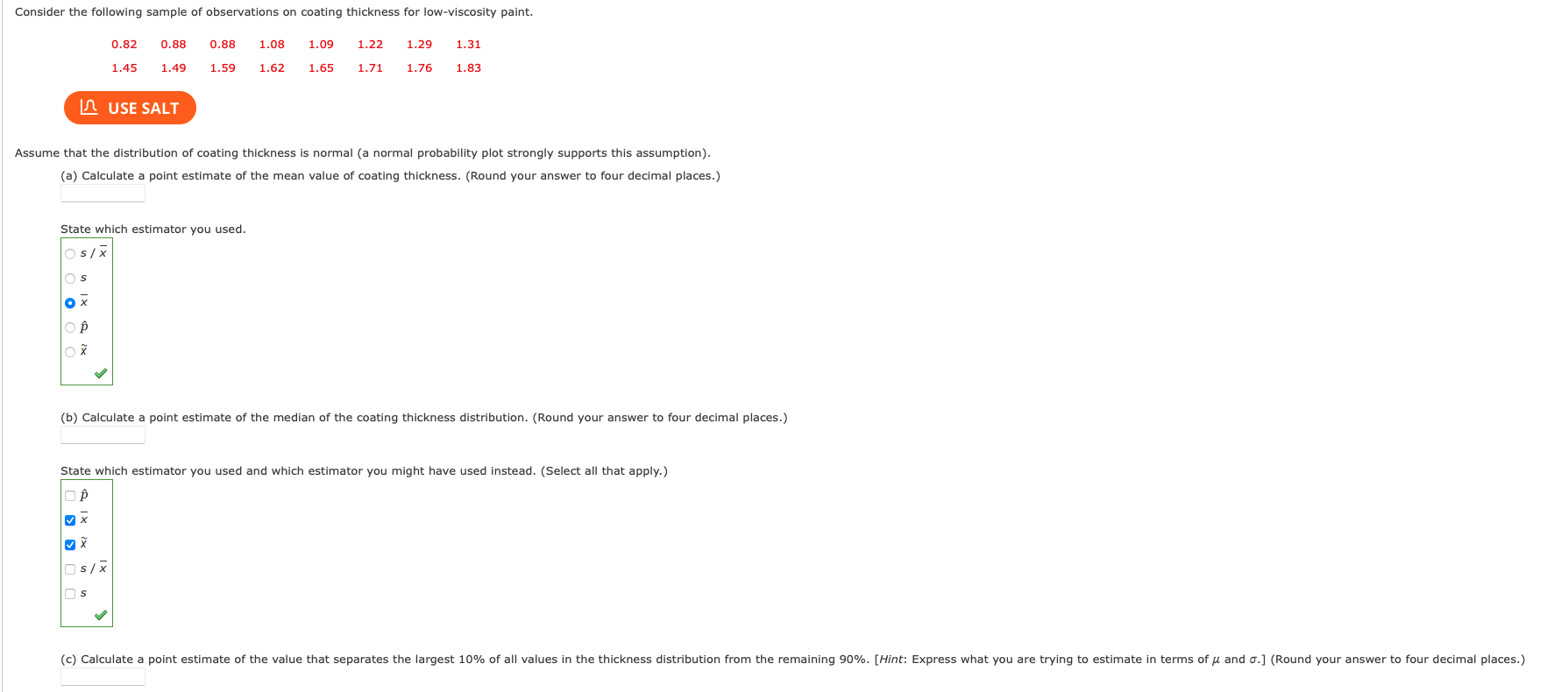 Solved ssume that the distribution of coating thickness is | Chegg.com