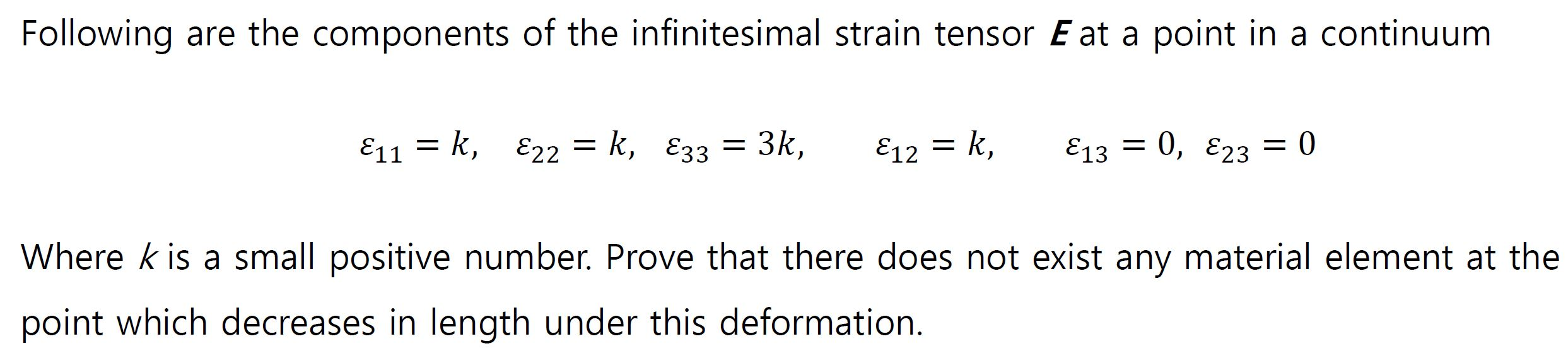 Solved Following are the components of the infinitesimal | Chegg.com