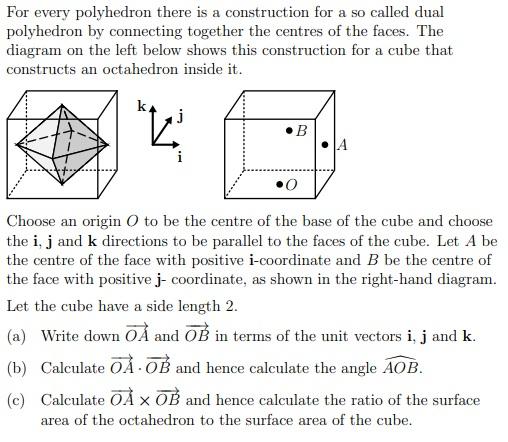 Solved For every polyhedron there is a construction for a so | Chegg.com