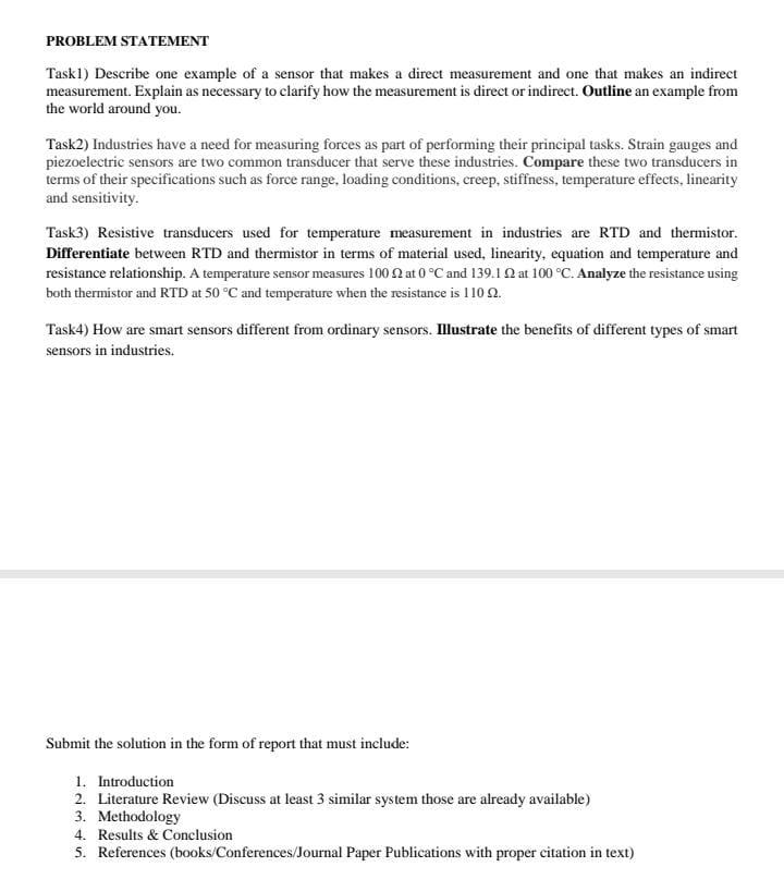 Solved PROBLEM STATEMENT Taskl) Describe one example of a | Chegg.com