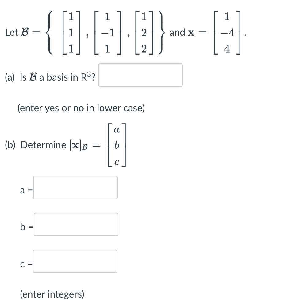 Solved Let B={b1,b2} be the basis in R2 pictured below. If | Chegg.com