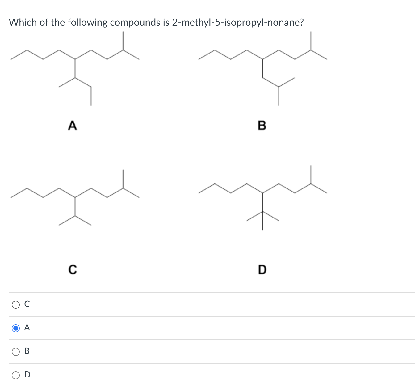 [Solved]: Which of the following compounds is ethyl propan