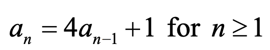 Solved Solve the recurrence relation where a subscript 0 is | Chegg.com
