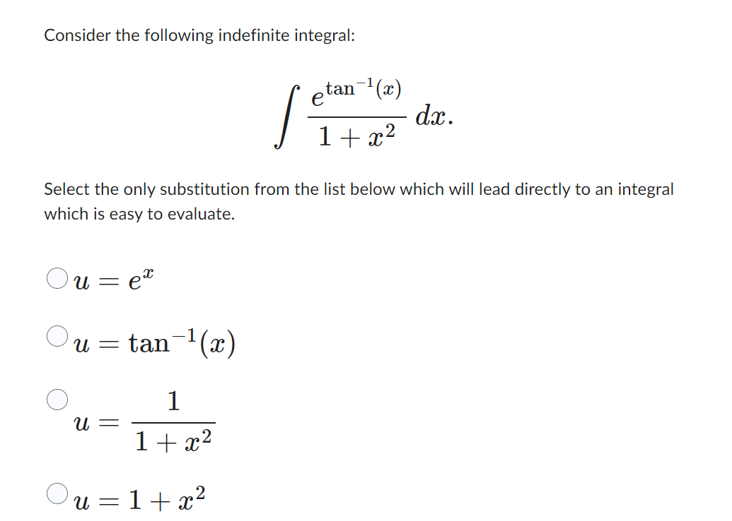 Solved Consider the following indefinite | Chegg.com