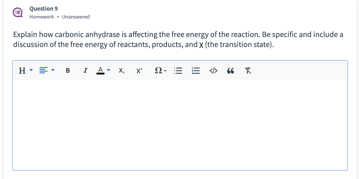 Solved Explain how carbonic anhydrase is affecting the free | Chegg.com