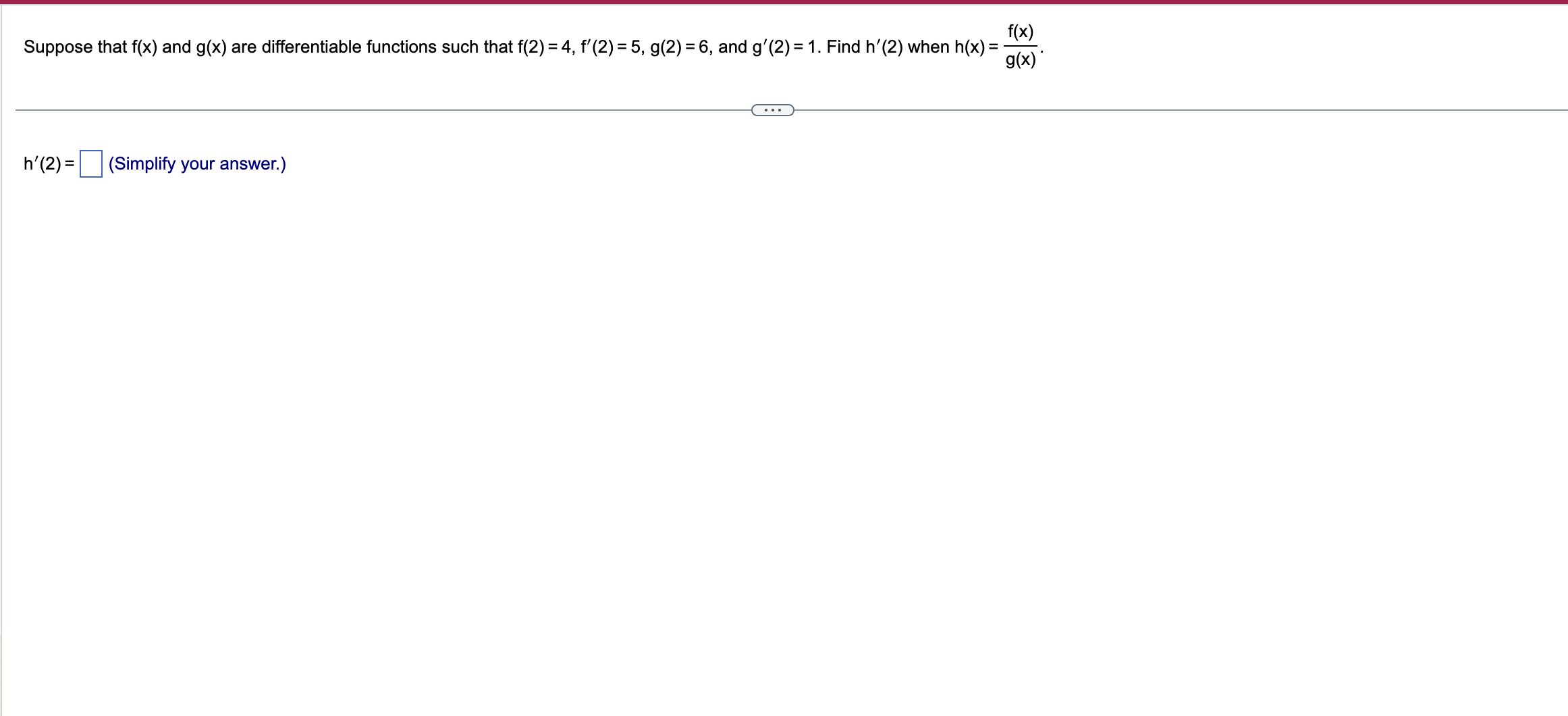 Solved Suppose that f(x) ﻿and g(x) ﻿are differentiable | Chegg.com