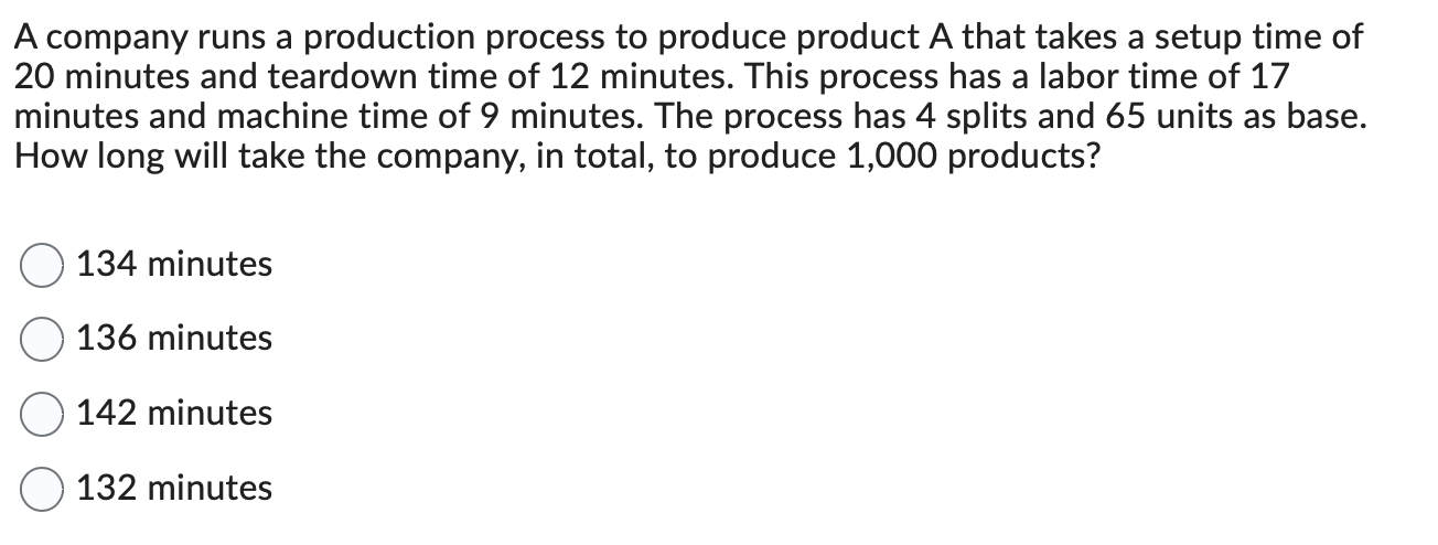 Solved A company runs a production process to produce | Chegg.com