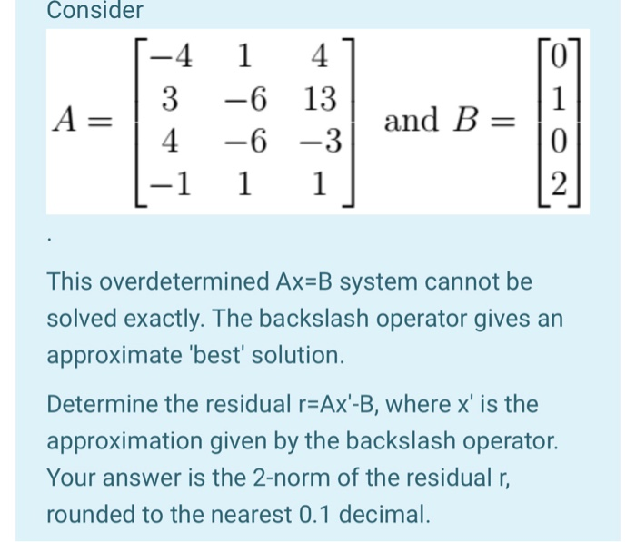 Solved Please Use Matlab Code To Do The Following Question