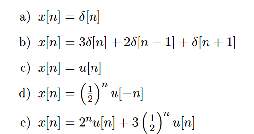 Solved Determine the z-transform and ROC (if any) of the | Chegg.com