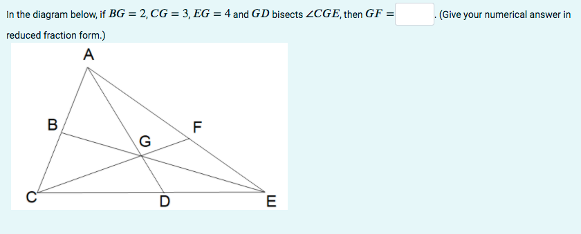 Solved (Give your numerical answer in In the diagram below, | Chegg.com