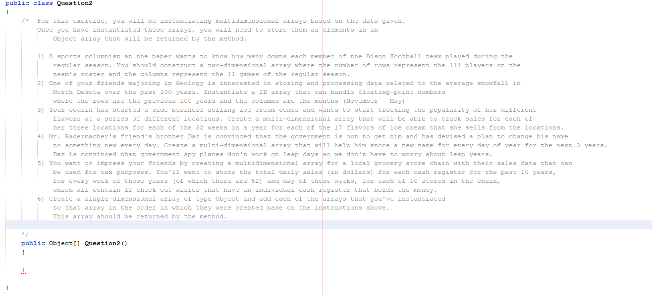 Public Class Question2 For This Exercise You Will Be Chegg