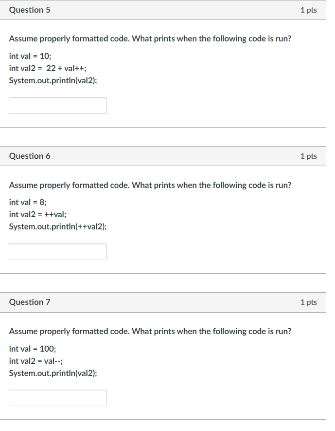 Solved Question 9 1 Pts Assume Properly Formatted Code What
