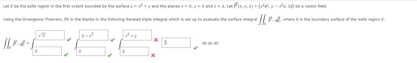 Solved Let E be the solid region in the first octant bounded | Chegg.com