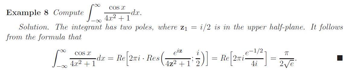 Solved COSI Example 8 Compute | entender ſ . 4.x2 +1 | Chegg.com