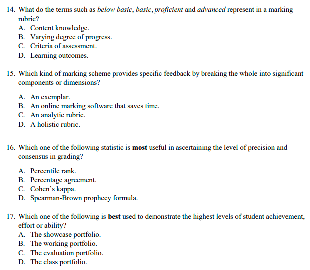 Solved 14. What do the terms such as below basic, basic, | Chegg.com