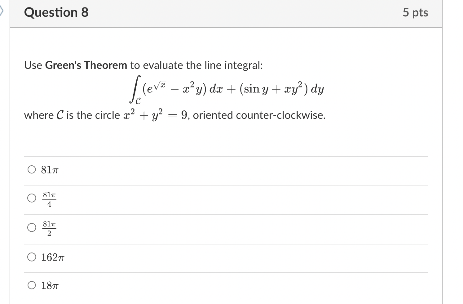 Solved Use Green's Theorem to evaluate the line integral: | Chegg.com