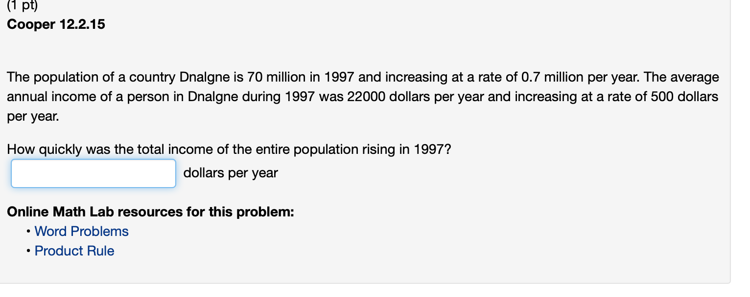 Solved (1 pt) Cooper 12.2.17 A rectangle initially has width | Chegg.com