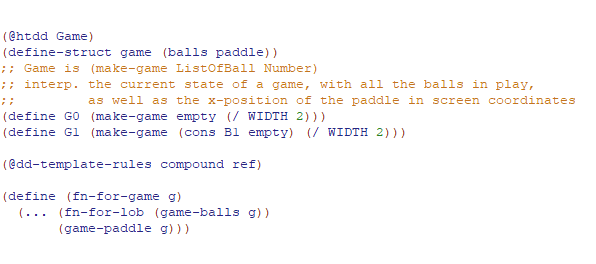 Solved i ; ; Data definitions: (@htdd Ball) (define-struct | Chegg.com