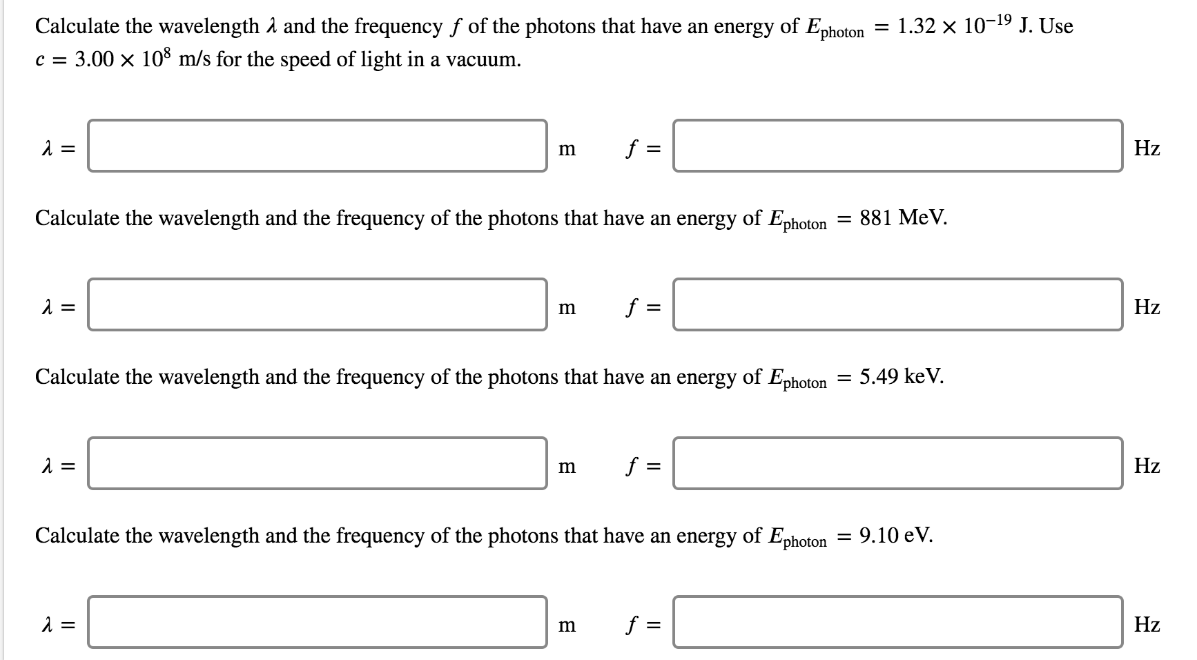 Solved Calculate the wavelength 𝜆 and the frequency 𝑓 of | Chegg.com