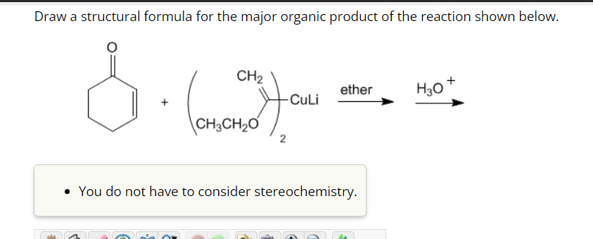 Solved Draw a structural formula for the major organic | Chegg.com