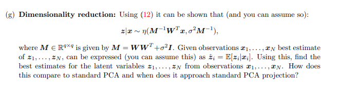 Problem 4 (PROBABILISTIC LATENT VARIABLE MODEL AND | Chegg.com