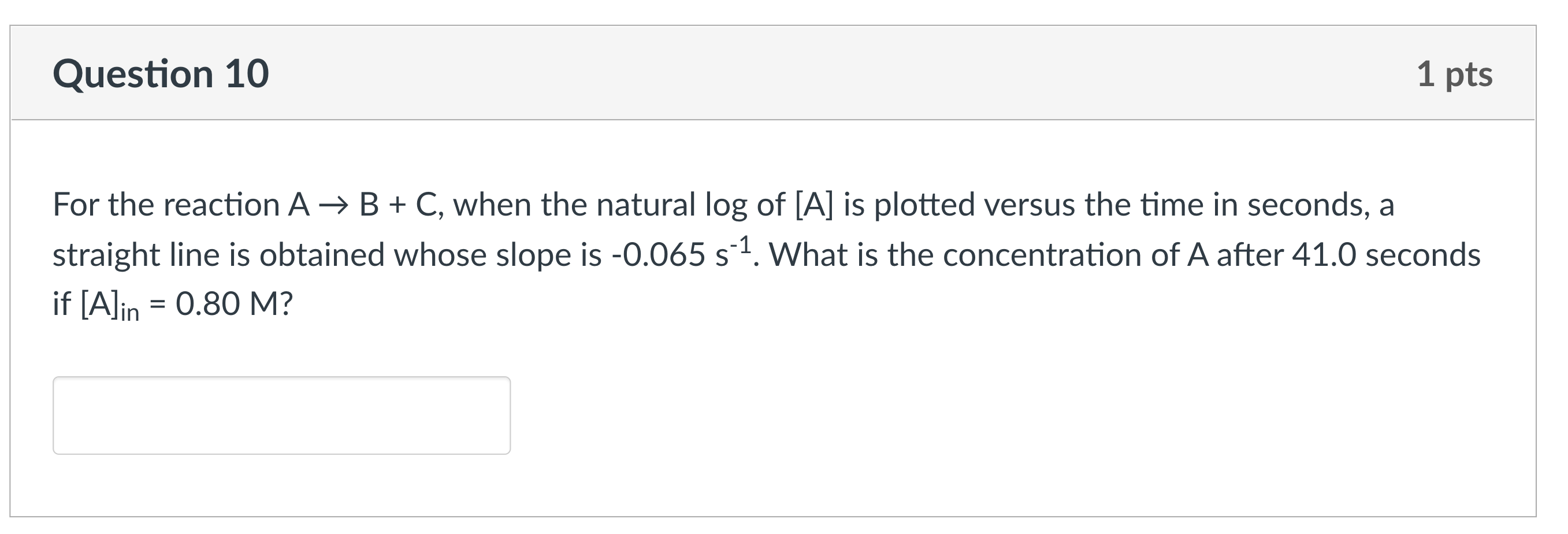 Solved For A Second Order Reaction The Initial Reactant
