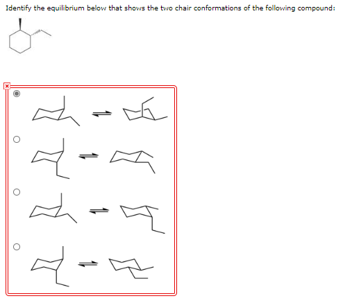 Solved Identify the equilibrium below that shows the two | Chegg.com