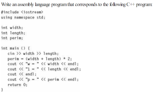 Solved in the PEP8 simulator using assembly code | Chegg.com