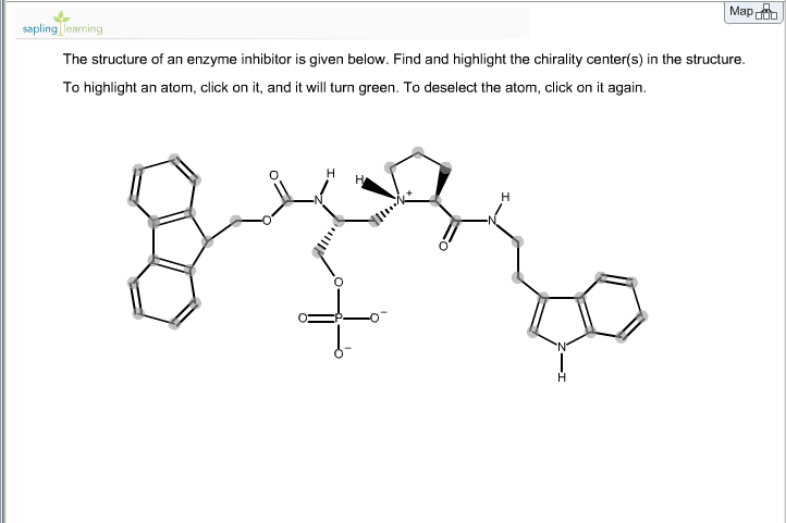 Solved The structure of an enzyme inhibitor is given below. | Chegg.com