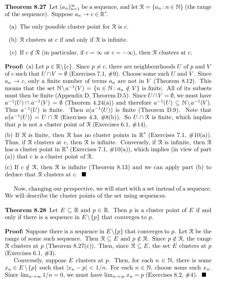 Solved Let E ⊆ R. Prove that E is closed (see Definition | Chegg.com