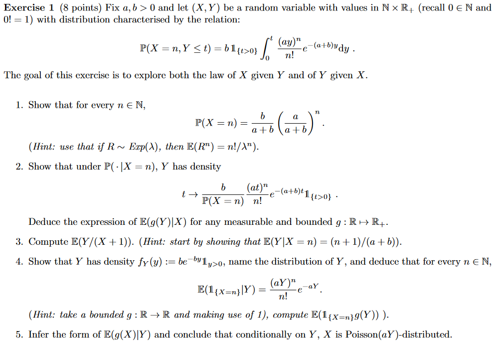 Can someone solve this Exercise pls ? I have no clue | Chegg.com