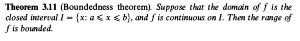 Solved Prove the Boundedness theorem (Theorem 3.11) using | Chegg.com