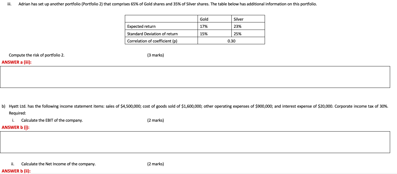 Solved Required: i. Calculate the geometric average returns | Chegg.com