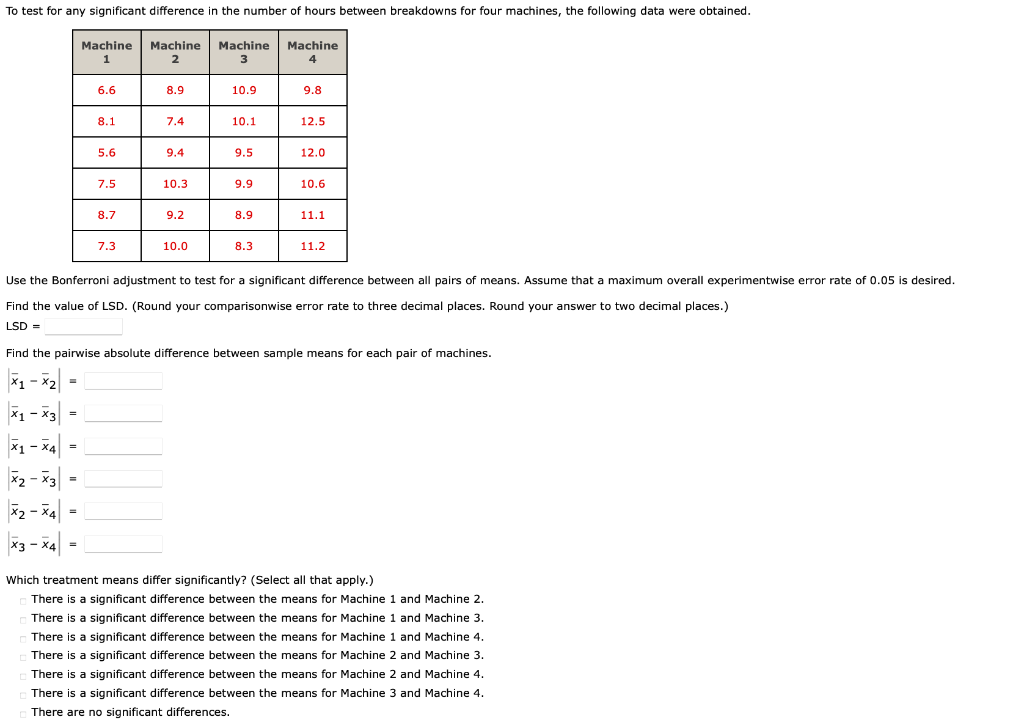 Solved To test for any significant difference in the number | Chegg.com