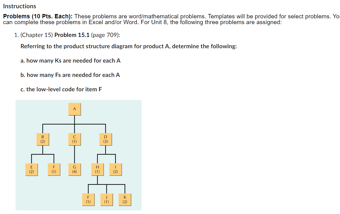 Solved Instructions Problems (10 Pts. Each): These problems | Chegg.com