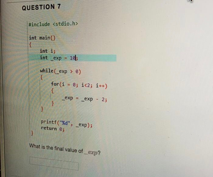 Solved QUESTION 1 How many times will the line Hello World | Chegg.com
