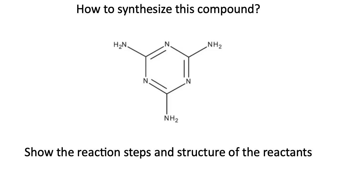 Solved How to synthesize this compound? Show the reaction | Chegg.com