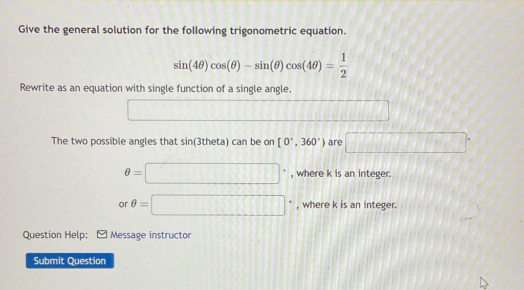 Solved Give the general solution for the following | Chegg.com