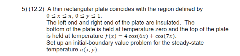 Solved A thin rectangular plate coincides with the region | Chegg.com