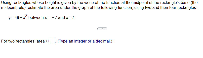 Solved Using rectangles whose height is given by the value | Chegg.com