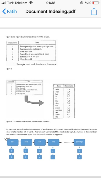 CENG 218 Data Structures 2018-2019- Project 1: | Chegg.com