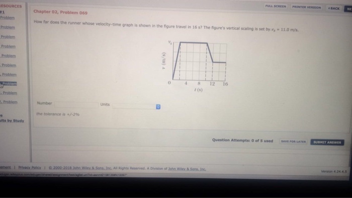 Solved FULL SCREEN PRINTER VERSIONBACK 1 Chapter 02, Problem | Chegg.com