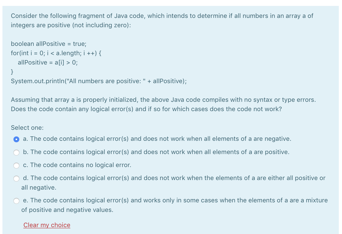 Solved Consider the following fragment of Java code, which | Chegg.com