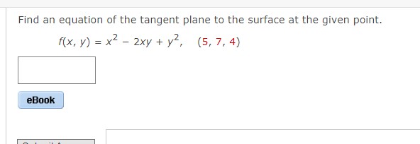 Solved Find an equation of the tangent plane to the surface | Chegg.com