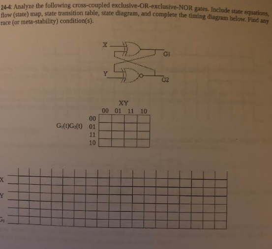 Solved 24-4: Analyze the following cross-coupled | Chegg.com Solved 24-4: Analyze the following cross-coupled | Chegg.com
