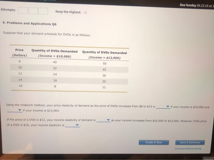 Solved Due Sunday 06.23.19 at 1 Attempts: Keep the Highest: | Chegg.com Solved Due Sunday 06.23.19 at 1 Attempts: Keep the Highest: | Chegg.com