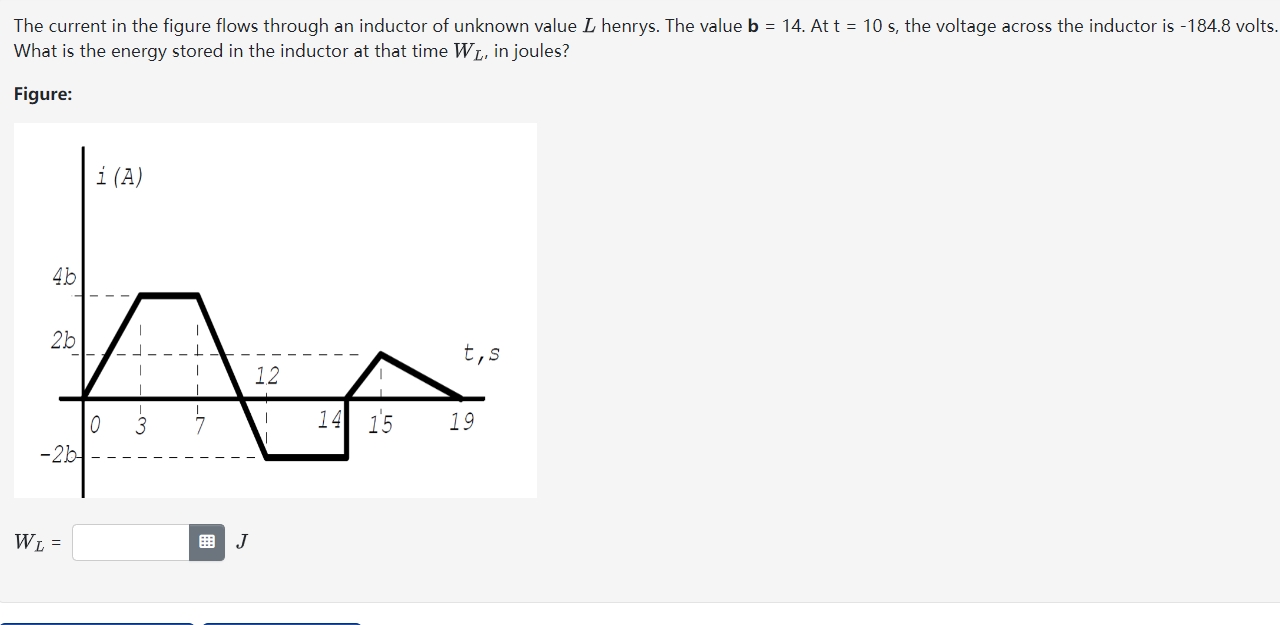 Solved The current in the figure flows through an inductor | Chegg.com