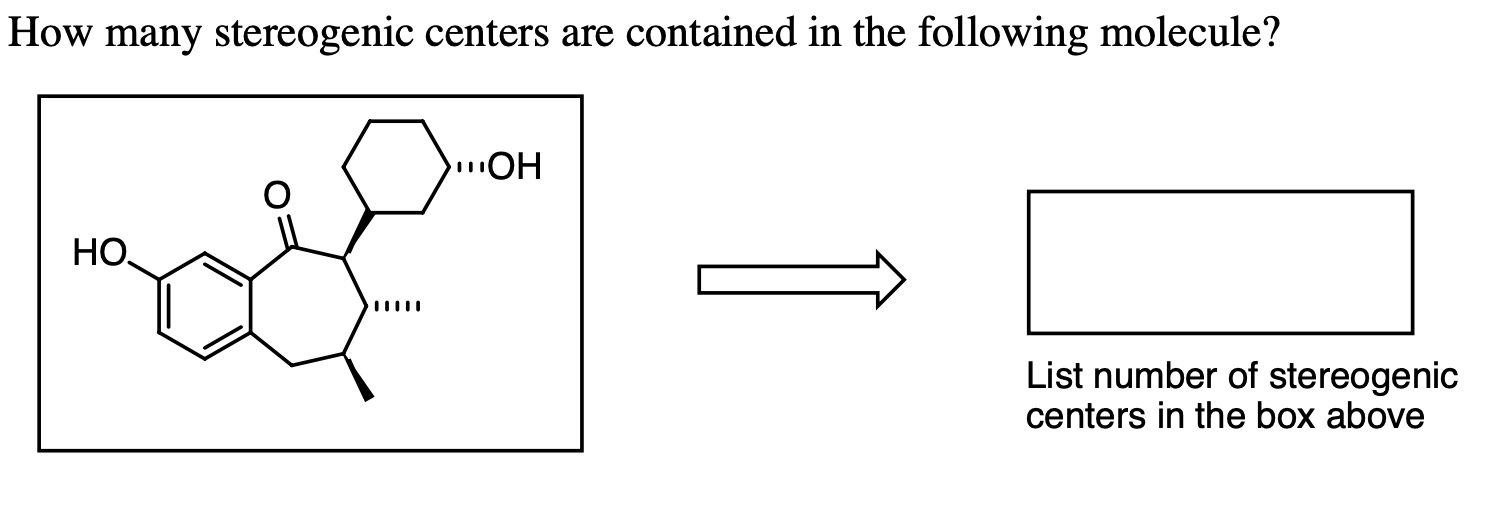 Solved How many stereogenic centers are contained in the | Chegg.com