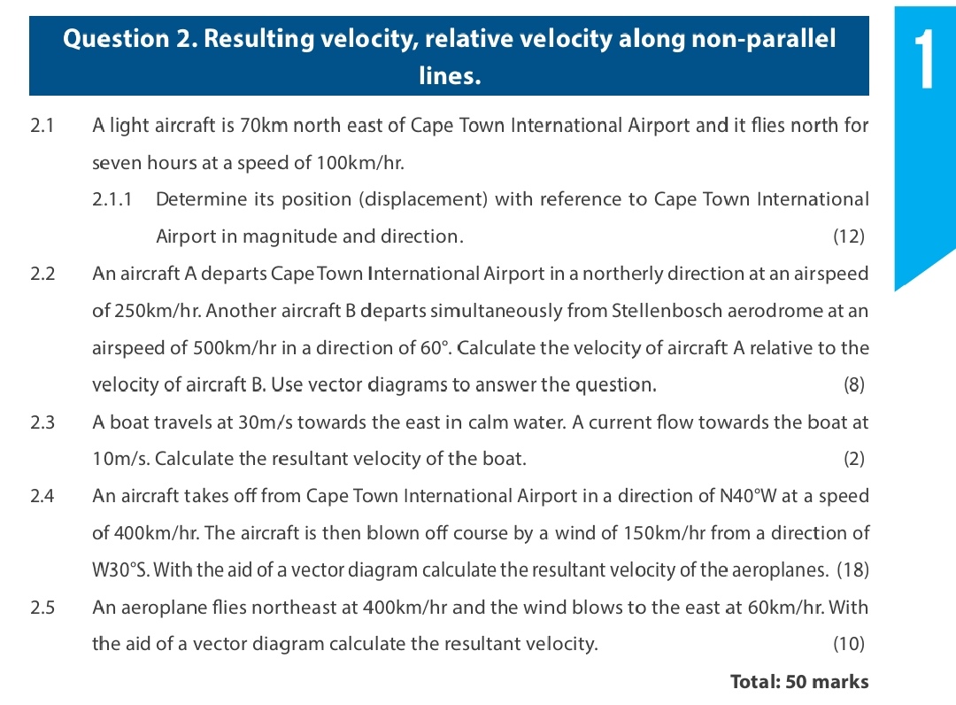 Solved Question 2. ﻿Resulting velocity, relative velocity | Chegg.com