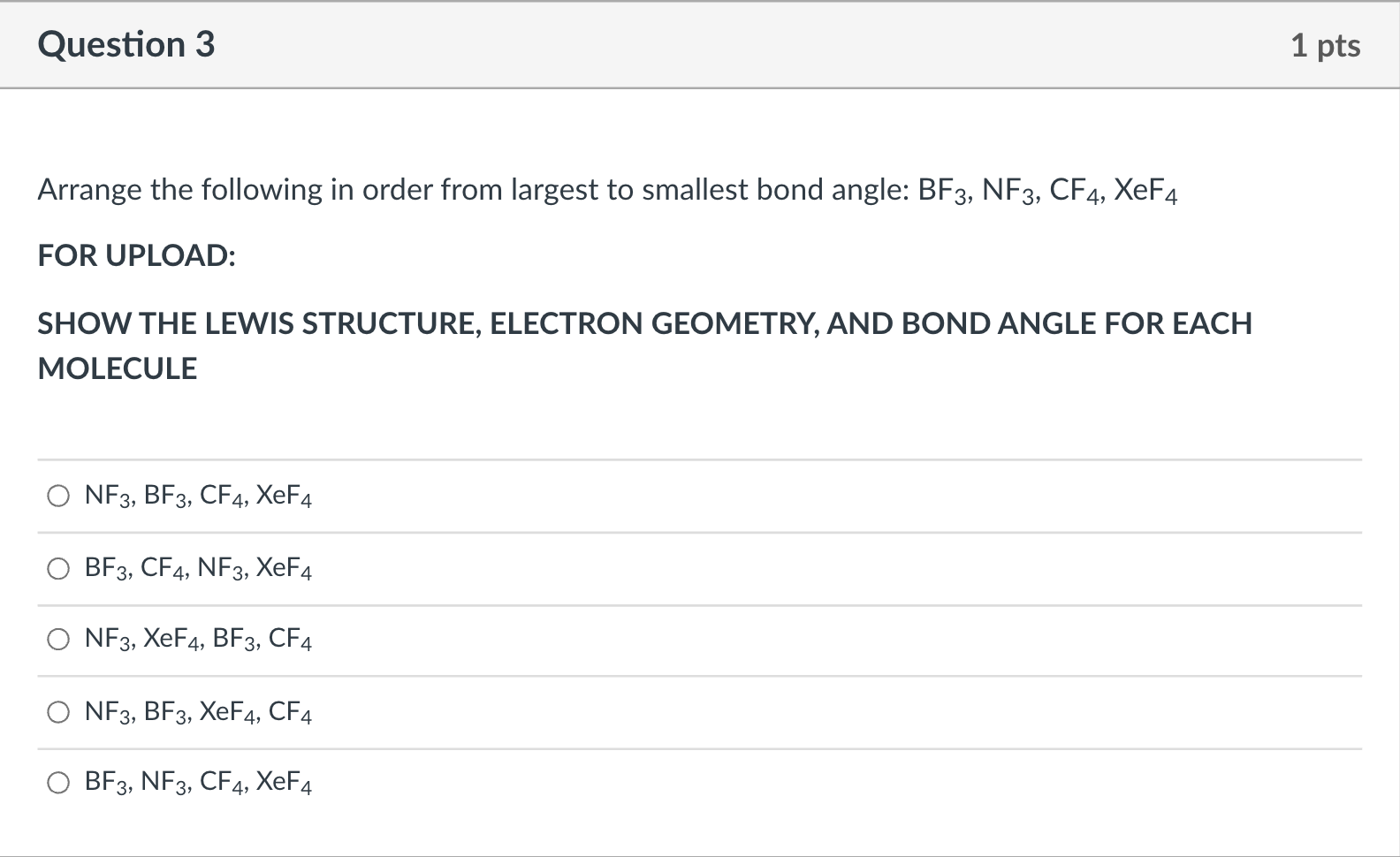 Solved Arrange the following in order from largest to | Chegg.com